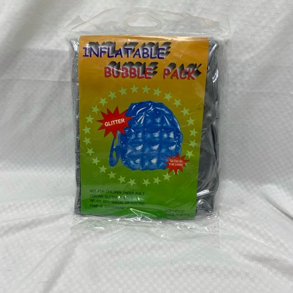 Vintage | Bags | Vintage Deadstock 9s Inflatable Glow In Dark Glitter ...